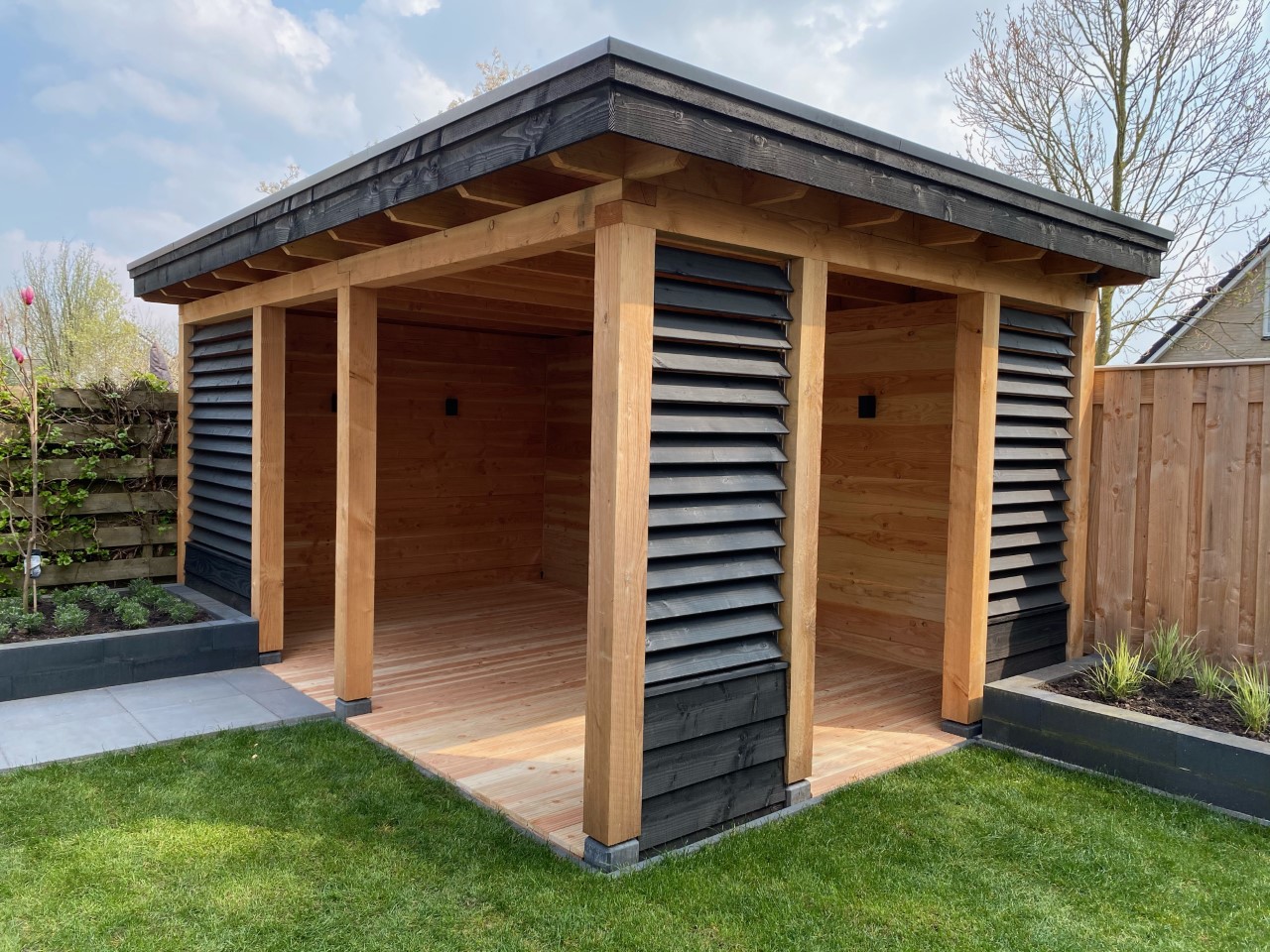 7. Overkapping met shutters Nijverdal - JR Overkappingen